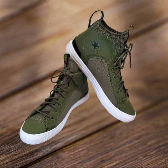 Converse | Shoes | Converse Ultra Mid Field Surplus Olive Green Mens ...